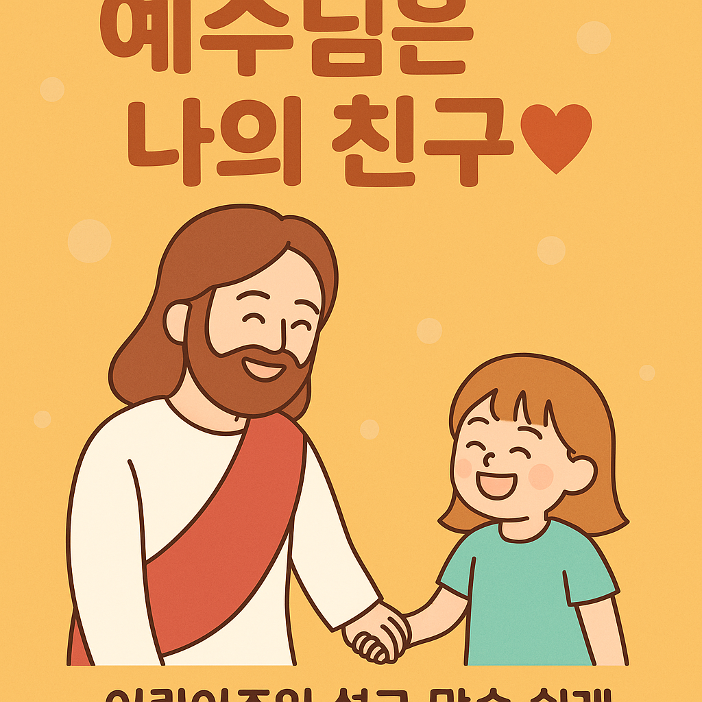 예수님은 어린이들의 친구 마가복음 10장 13 16절 어린이주일 설교 원고