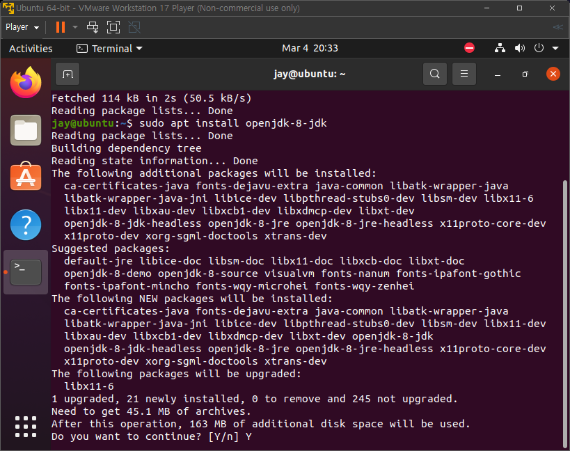 [Ubuntu] Ubuntu에 Open JDK 8 설치