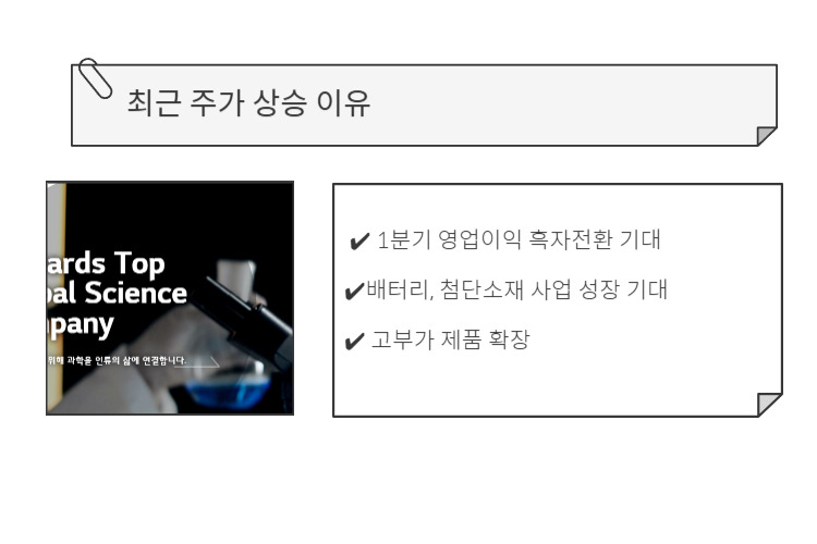 Lg화학 주가 전망 목표 주가 배당금 분석