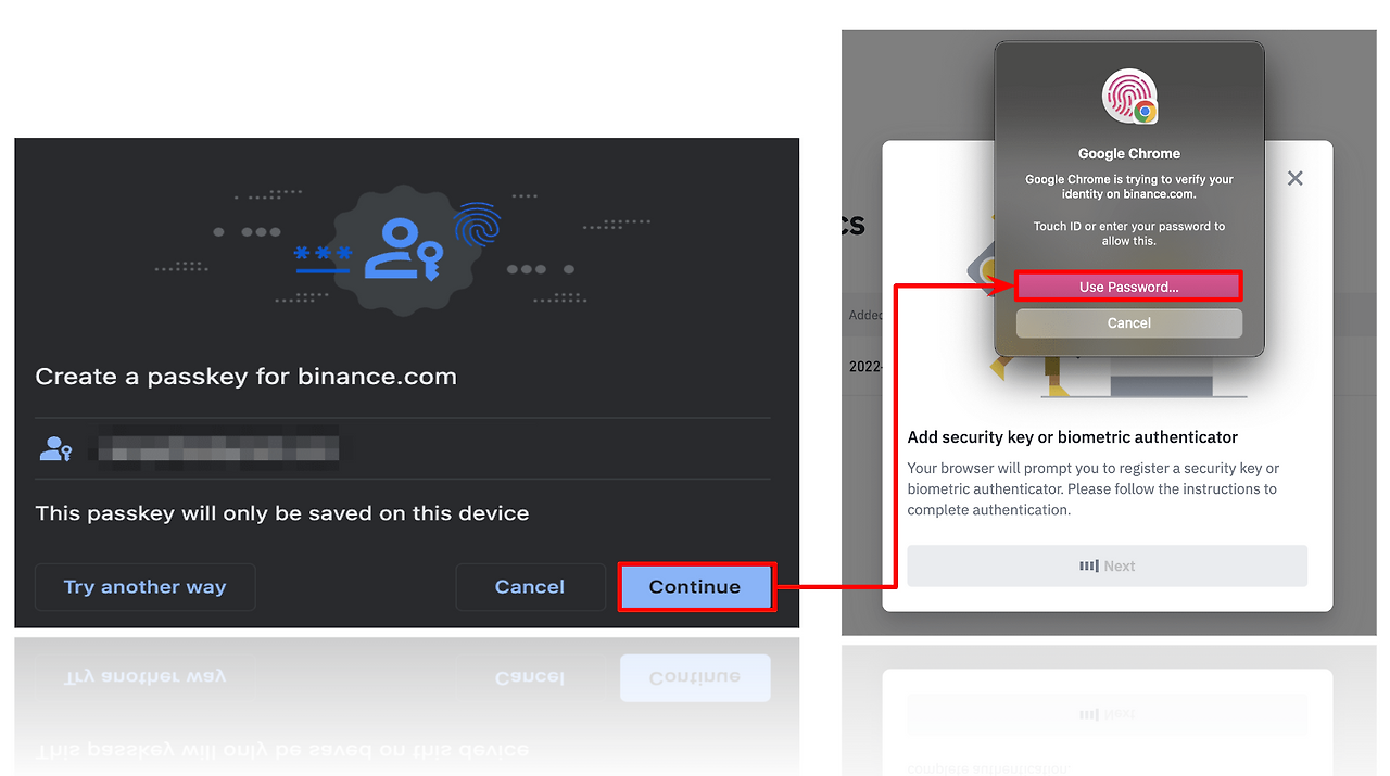 바이낸스 패스키 추가하는 방법 Passkey — 비트펑크 크립토 And 블록체인