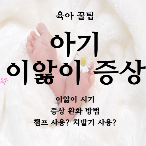 이앓이 증상 시기 이앓이 캔디 등 대처방법