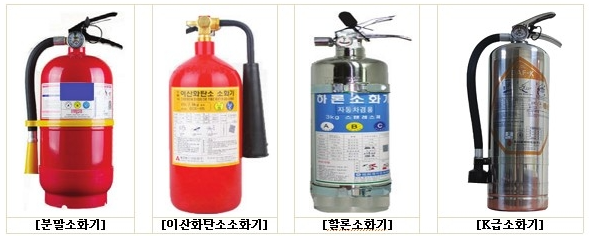 소화기의 종류와 특징