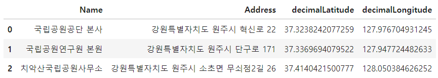 geokakao: 카카오 API를 활용한 지오코딩 Python 패키지