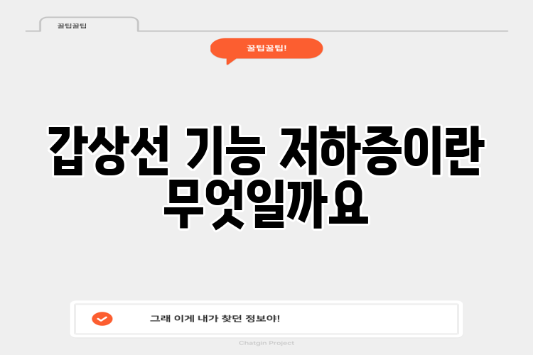씬지로이드 갑상선 기능저하증 치료의 모든 것 효과 부작용 복용법 그리고 주의사항까지