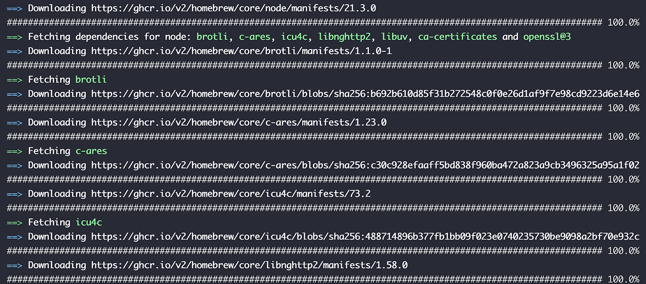 [Mac OS] brew unlink node 에러 (feat. node 다운그레이드 설치)