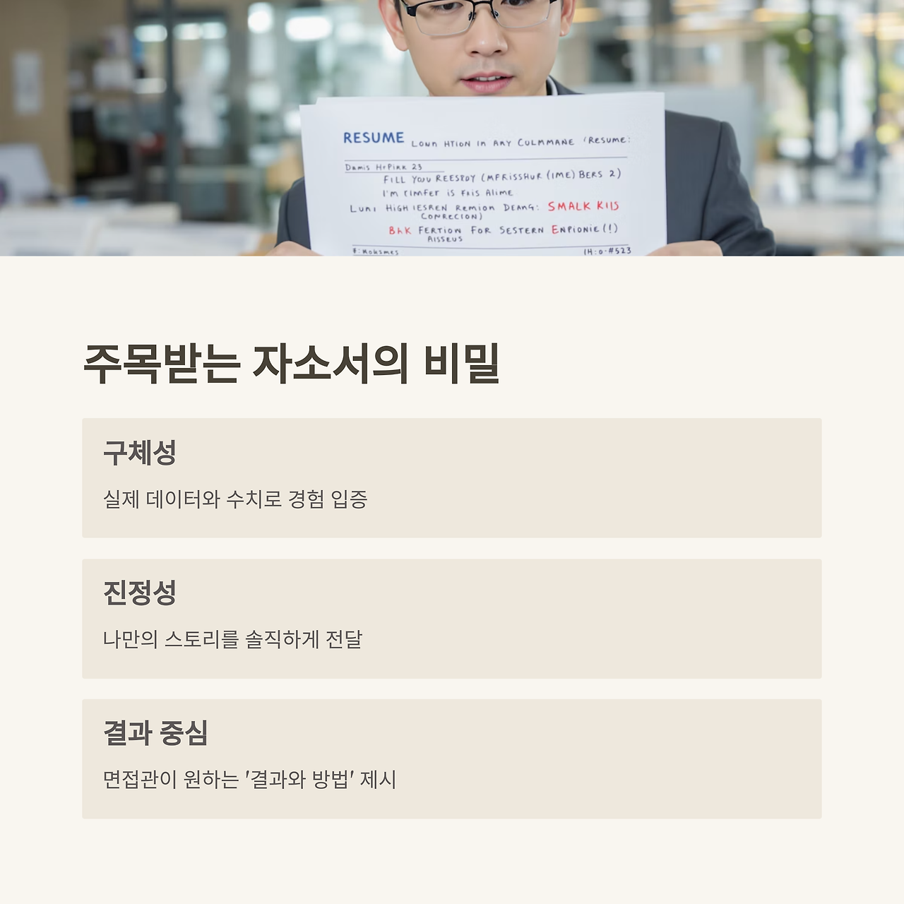 자기소개서 잘 쓰는 방법과 예시 샘플