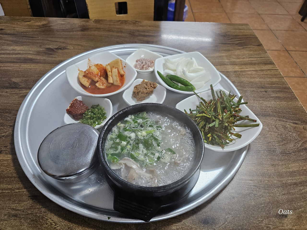 칠곡왜관 공단 백여사순대국밥 내장국밥