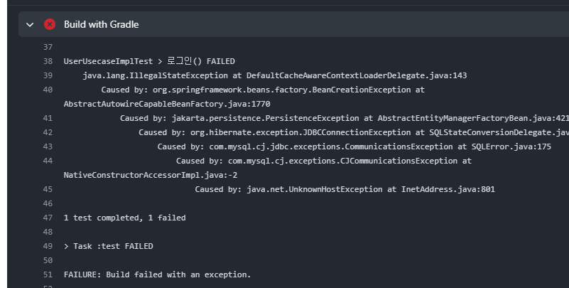 [github Actions] Spring Boot 프로젝트 Ci 구축하기 2 에러 수정 — 나는이지훈