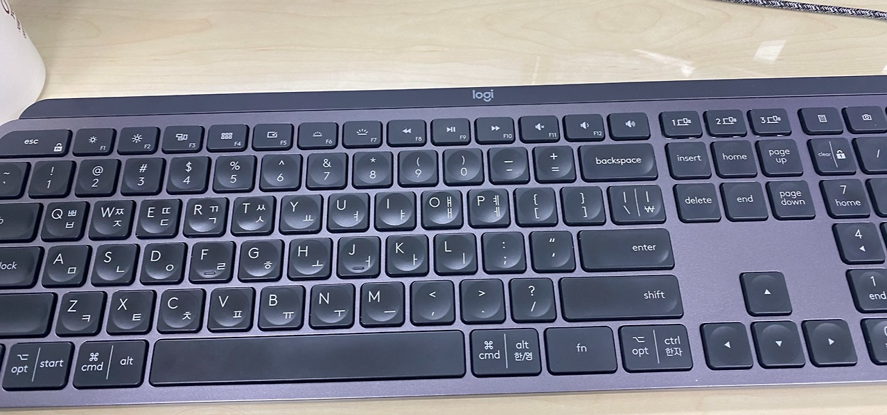 로지텍 Mx Keys 키보드 공식 As 불가 키캡과 힌지 자가 교체하기