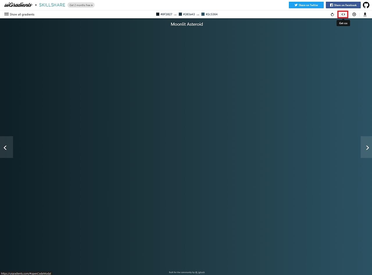 [CSS] 그라데이션 배경을 쉽게 만들수 있게 해주는 uigradients 사이트 사용법