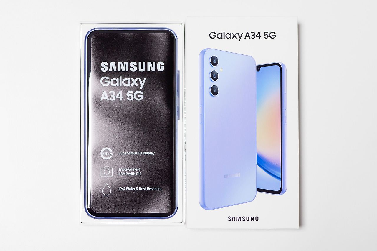 간만에 옳게 된 가성비 폰 갤럭시 A34 5G (SM-A346N) 개봉기