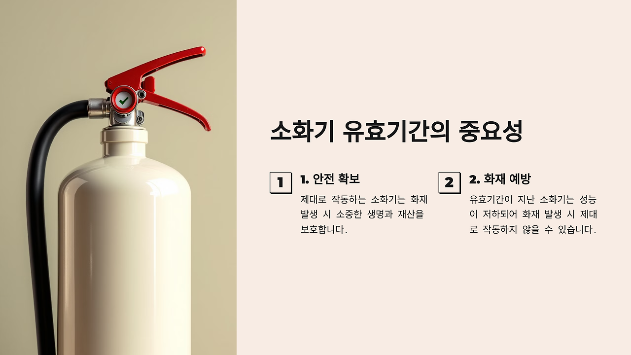 소화기 유효기간 및 폐기방법