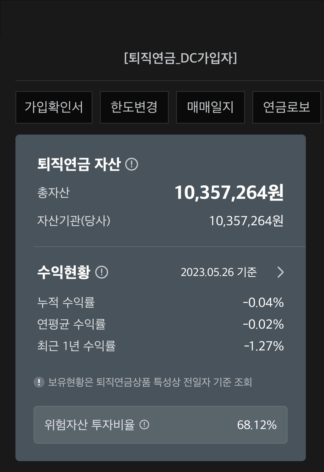 퇴직연금dc 디폴트옵션