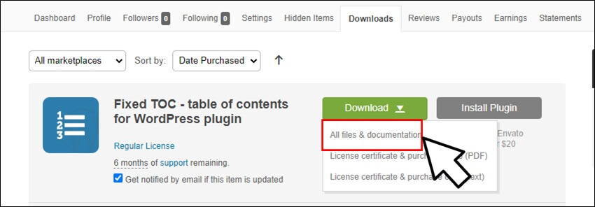 워드프레스 목차(Fixed TOC) 플러그인