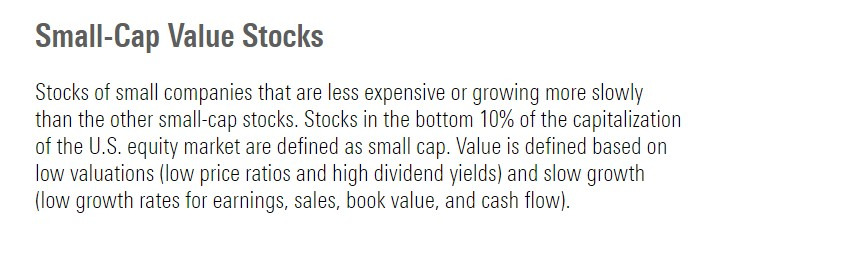 Small-Cap Value Stocks