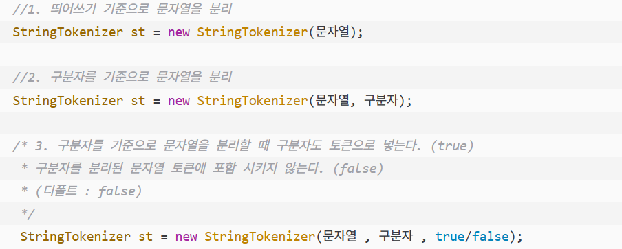 StringBuilder, BufferedReader, StringTokenizer