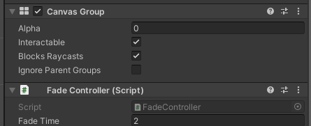 [Unity_GUI] Canvas Fade In/Out :: Taek