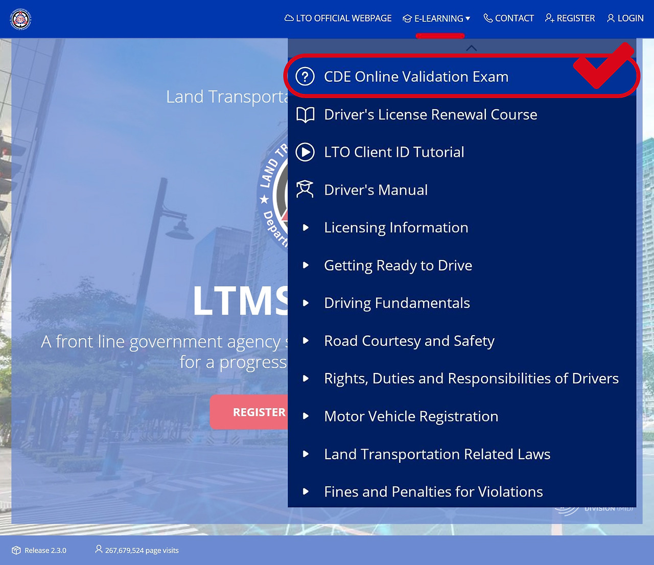 필리핀 운전면허증 갱신하기 : 필리핀 LTO의 LTMS 가입 및 OVE 필기시험 응시 방법
