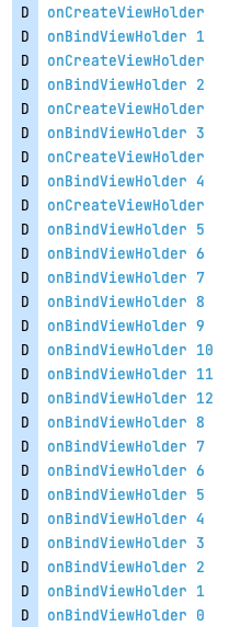 [Android] RecyclerView에서 onCreateViewHolder와 onBindViewHolder의 차이 — 인성의 개발 공부 노트