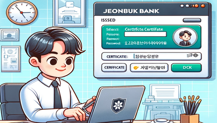 전북은행 공인인증센터 인증서 발급 재발급 안내