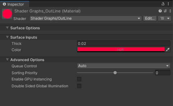 Unity Outline Shader