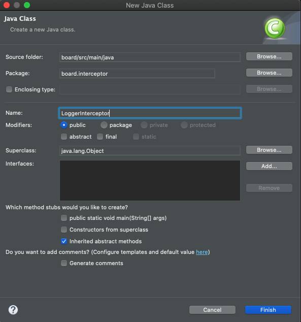 [SpringBoot] 게시판 구현하기 8 (스프링의 다양한 기능 살펴보기 - 인터셉터) — ROOPRETELCHAM