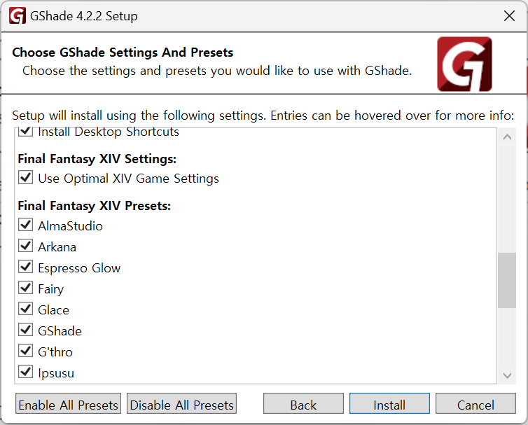 GShade (Reshade) 설치 및 사용