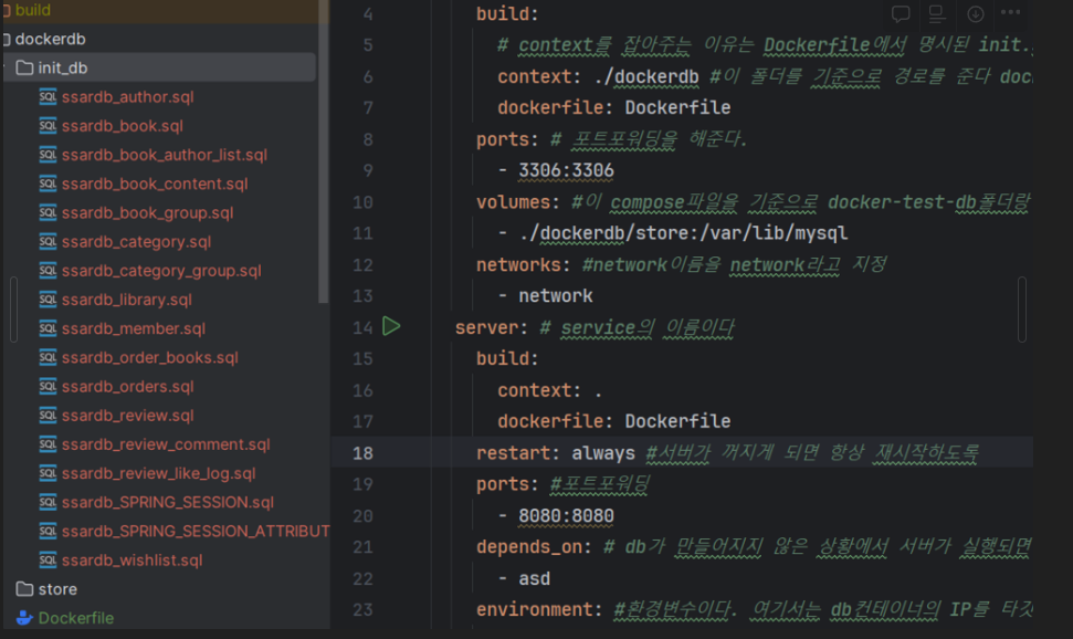 Docker로 Mysql 사용시 초기화 sql 파일 init폴더에 넣기 :: treesheep
