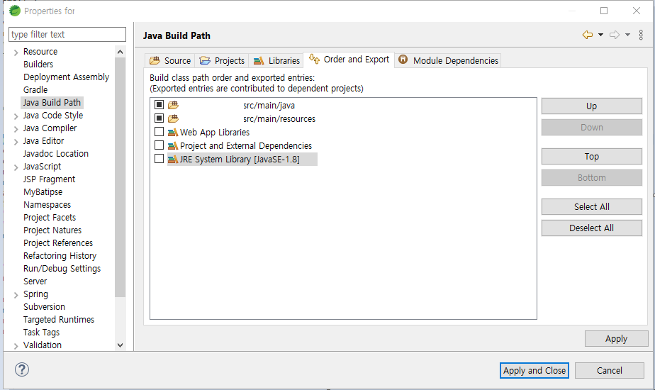이클립스 오류 해결 Java Compiler Level Does Not Match The Version Of The Installed Java Project Facet 0084