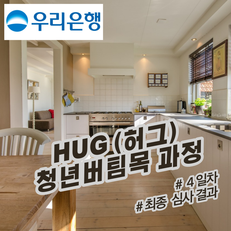 ★hug 허그 청년버팀목대출 과정 4일차 소개합니다 심사 결과