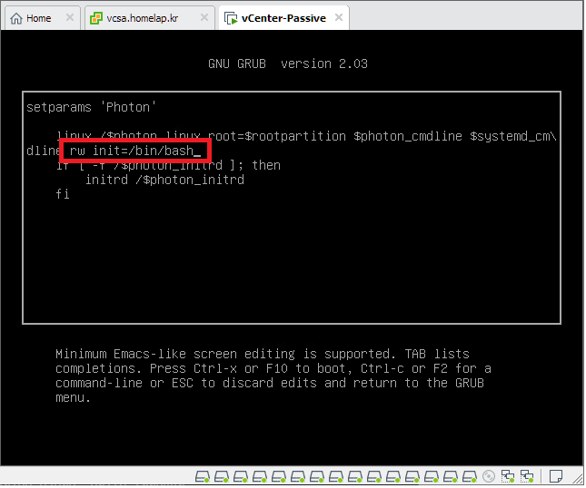 vcsa-reset-vcenter-7-root-password