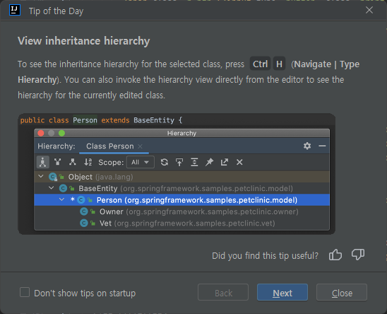 [Tip of the Day] IntelliJ : View inheritance hierarchy