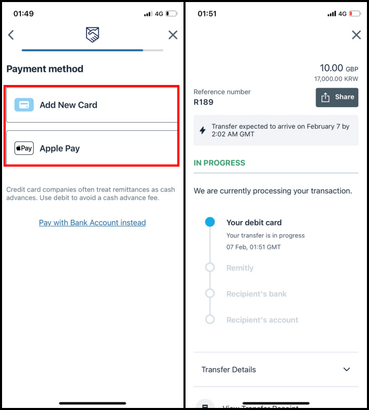 Remitly(레미틀리) 해외에서 한국계좌로 송금하는 방법