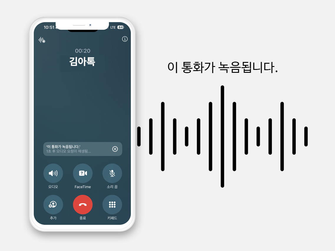 상대방 동의 없는 녹취 불법일까