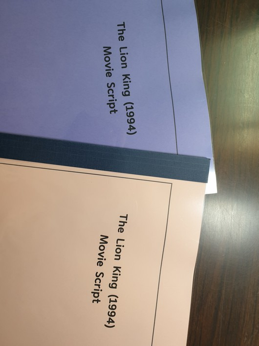 영화/미드대본(Movie Script) 자료 몰 :: The Lion King (1994) Movie Script 라이온킹 영화 ...