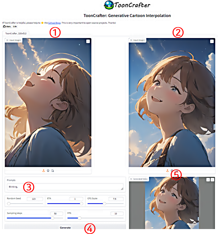 ToonCrafter 사용법 │AI 애니메이션 자동 완성 방법