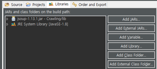 [Java] Jsoup 자바 웹 페이지 크롤링(HTML Parsing)