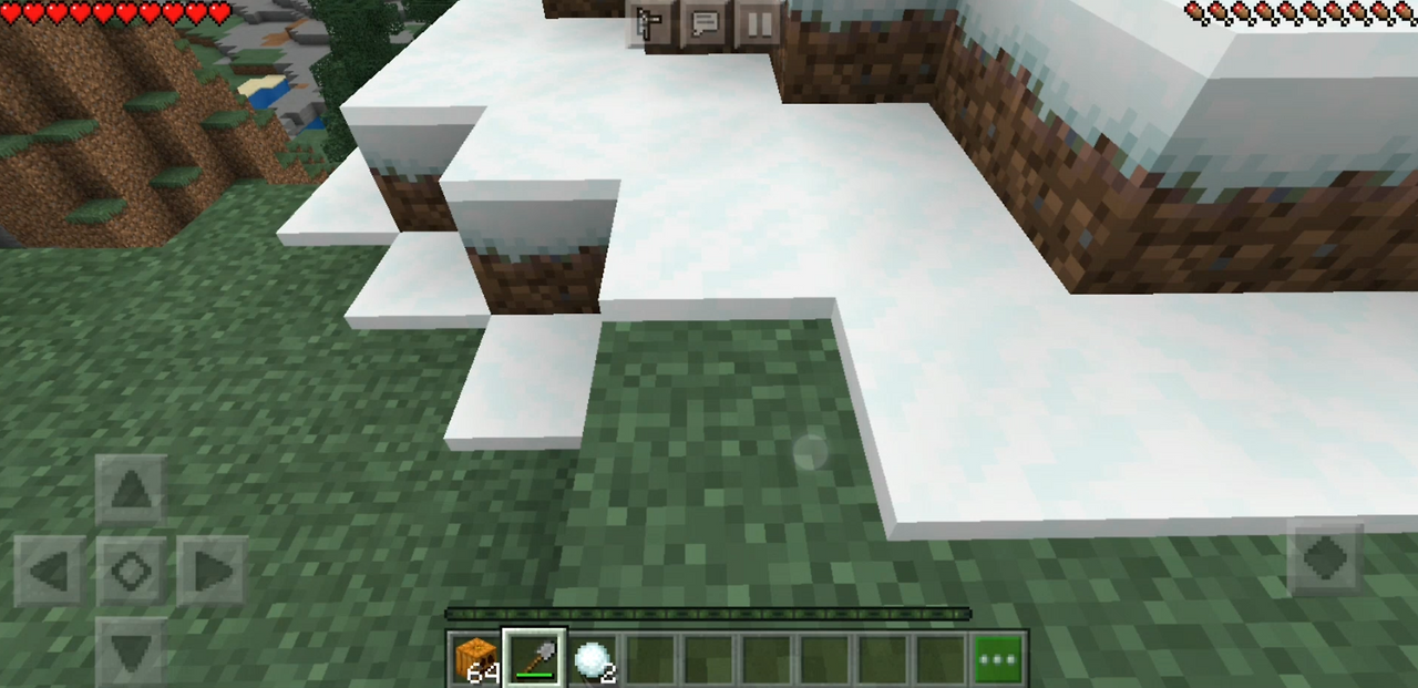 마인크래프트minecraft 눈사람 만드는 방법 제작법 조합법