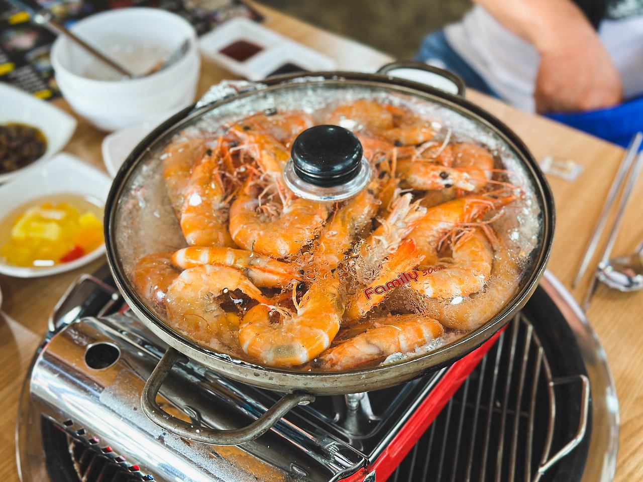 강화도 바다마을 왕새우소금구이・해물칼국수 리뷰