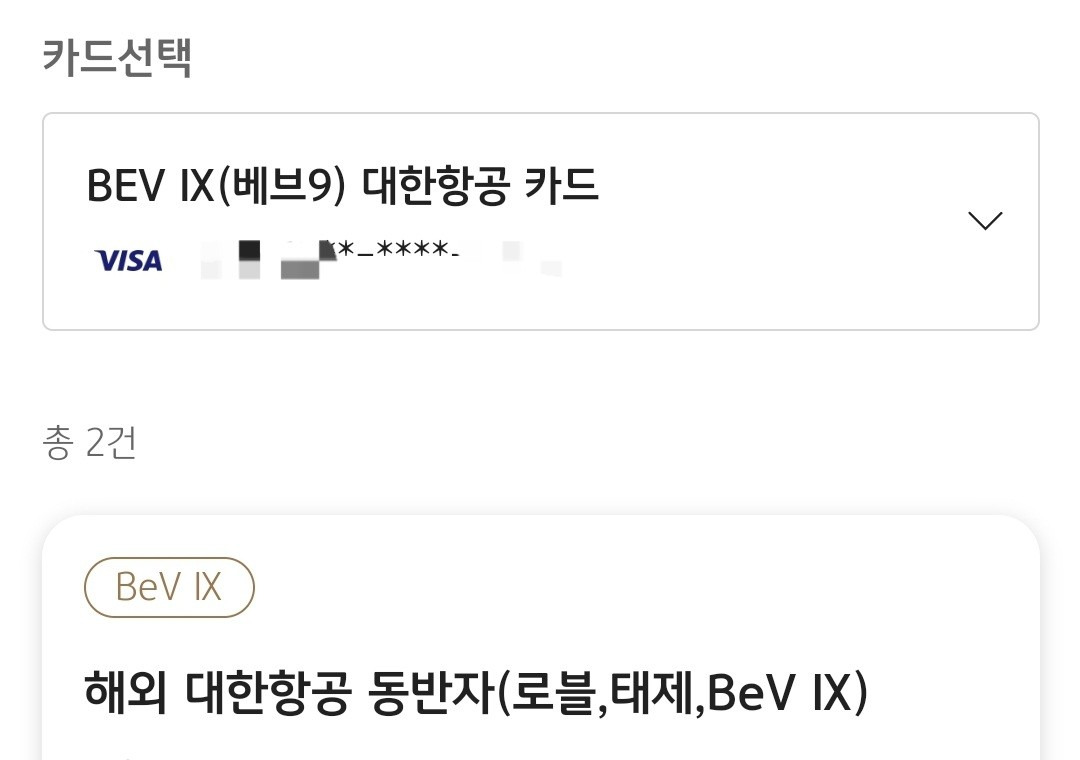 여행 발권 예약기 Bev Ix 베브나인 국민카트 방콕 프레스티지 클래스 해외 대한항공 동반자 쿠폰 사용 발권기
