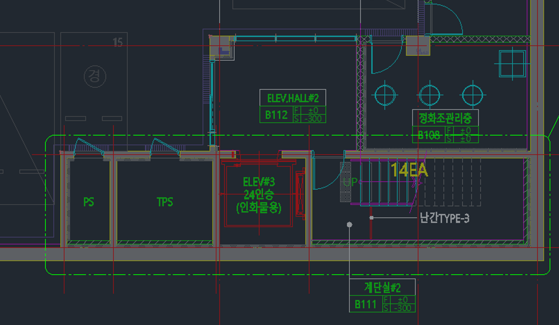 건축 도면에 나와있는 용어, 약어 설명 [PS, TPS, MDF, D.A, EPS, PIT등]