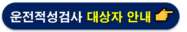 운전적성 정밀검사 예약 장소 유효기간