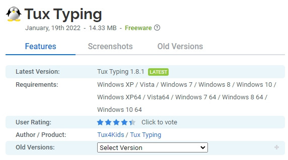 Tux Typing 무료 다운로드