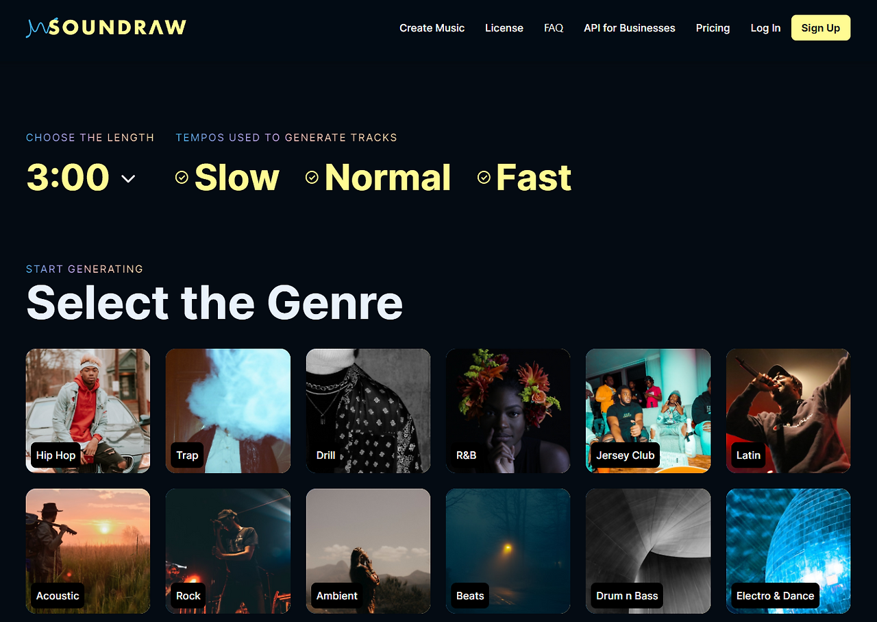 인공지능 작곡 사이트 SOUNDRAW AI작곡 프로그램 사용 후기