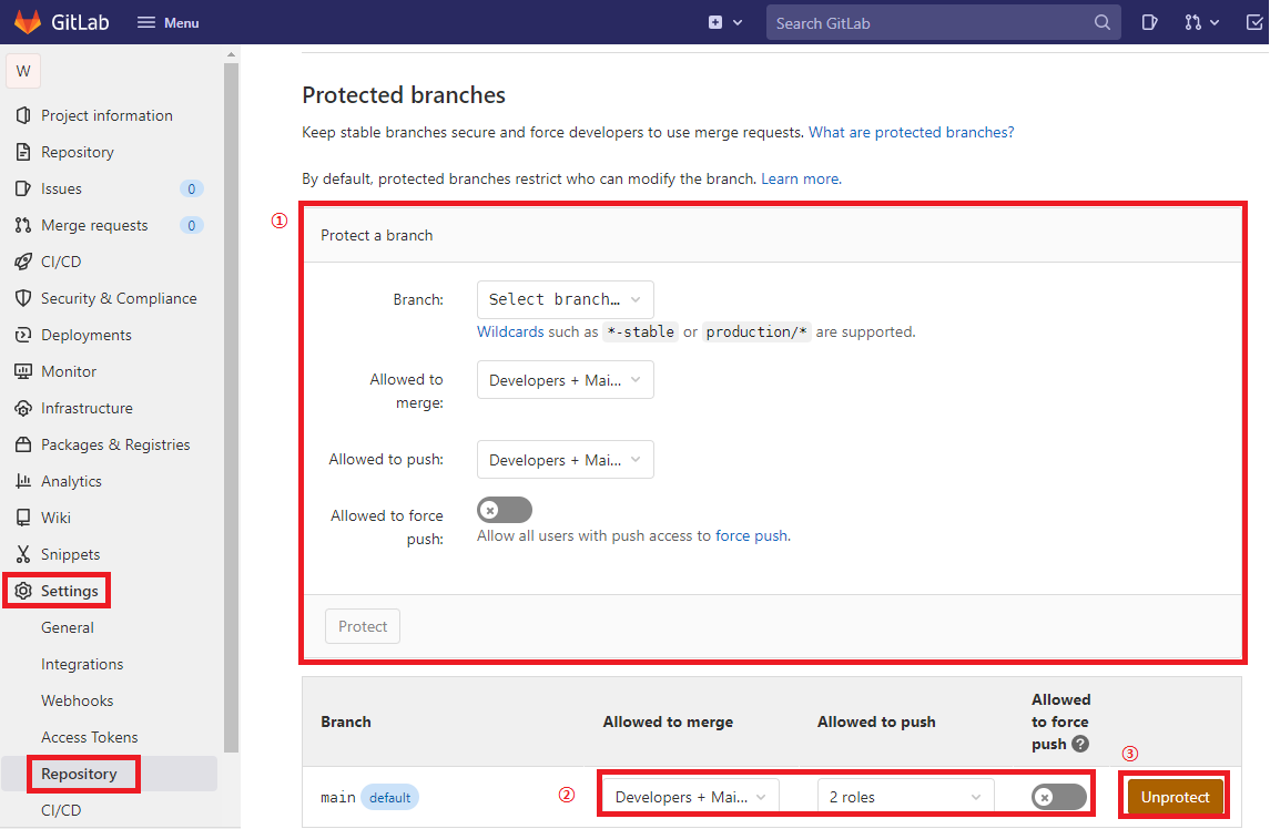 gitlab에서 push 오류 ( git did not exit cleanly (exit code 1) ) 발생 시 해결 방법
