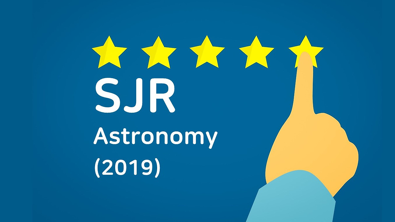 SJR Astronomy and Astrophysics 상위 20위 저널(2019년도)