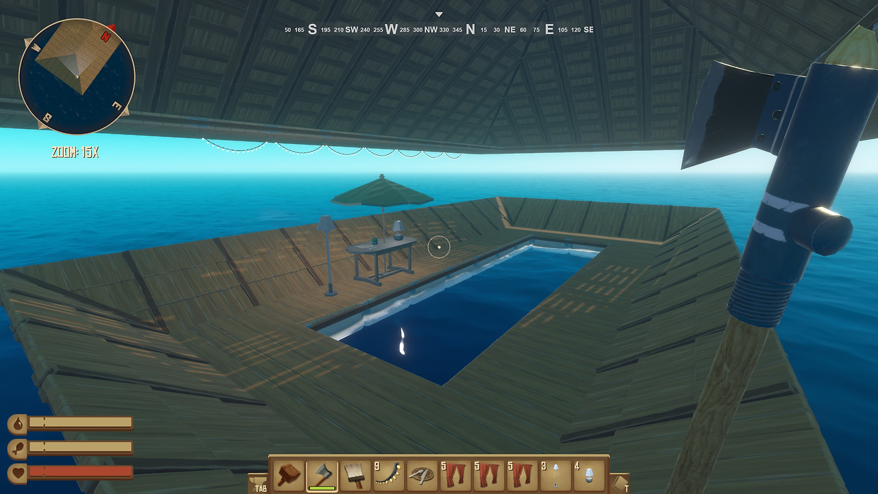 RAFT 추천 모드 기둥없이 건축을 쉽게! :: PLAY BAE (플배)