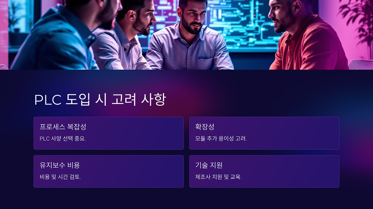 PLC 작동 원리 간단한 설명과 적용 사례