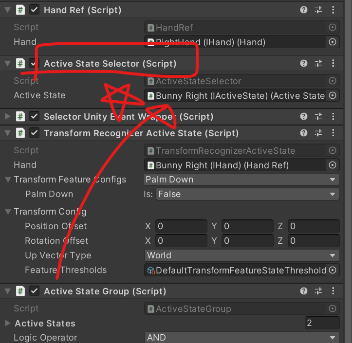 Unity Hand Pose Detection with OVR