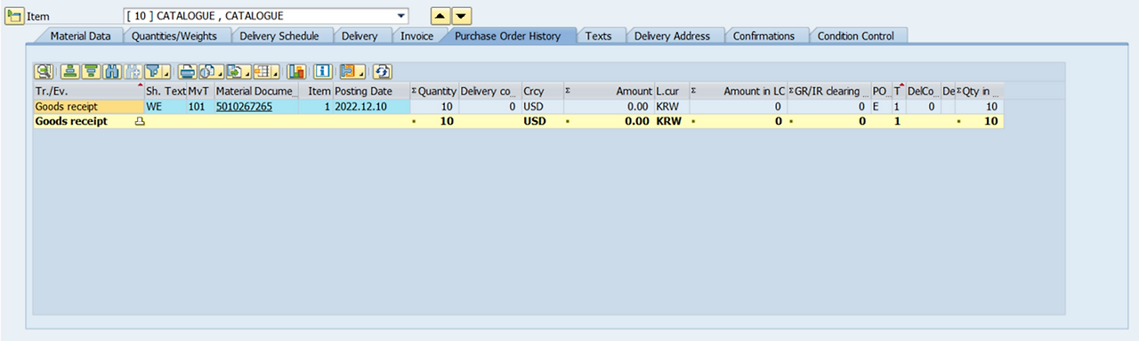 SAP PO - Free of Charge, 무상입고 자재 PO 생성 부터 입고까지 총 정리